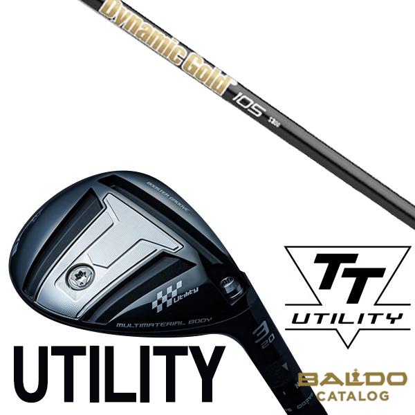 カスタムクラブ 左右 2024 BALDO バルド TTシリーズ UT / Dynamic Gold 105 ONYX BLACK アイアン シャフト : wh-2024baldout-i66 ...