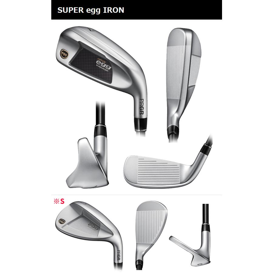 SUPER egg プロギア(PRGR) スーパーエッグ(SUPER-egg) アイアン単品(#5,#6,As,SW)/高反発モデル(ルール適合外) 専用オリジナルシャフト メンズ 2024年 ...
