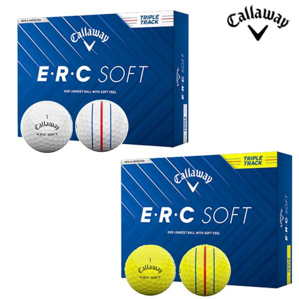 Callaway キャロウェイ E・R・C SOFT(ERCソフト) トリプル・トラック ゴルフボール 1ダース(12球入り) 2025年モデル(日本正規品) : ゴルフショップセブン ...