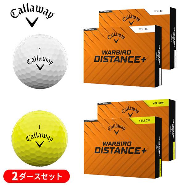 Callaway 【2ダースセット】キャロウェイ WARBIRD DISTANCE+ (ウォーバード ディスタンス+) ゴルフボール 2ダース(24球入り) 2025年モデル(日本正規品 ...