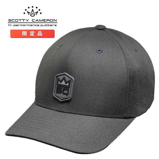 SCOTTY CAMERON スコッティキャメロン SC キング パッチ フレックスフィット ゴルフ キャップ ダークグレー King ...