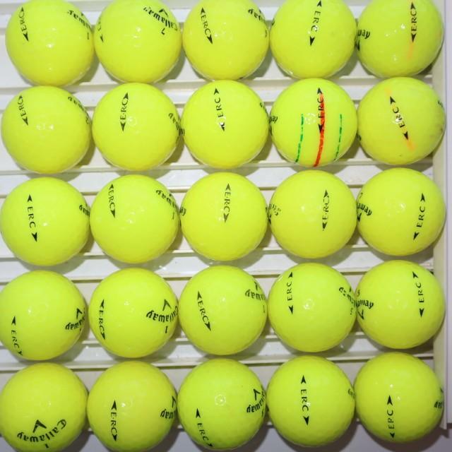 E.R.C 25個 キャロウェイ ERC イエローカラー Bランク 中古 CALLAWAY ロストボール 送料無料 : ゴルフアンドリュース - 通販 - Yahoo!ショッピング