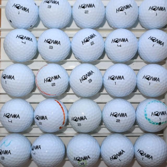 HONMA GOLF 25個 ホンマ A1 Bランク ホワイト 中古 送料無料 ロストボール ゴルフボール snt : ゴルフアンドリュース - 通販 - Yahoo!ショッピング