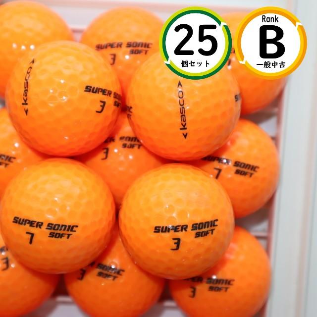 kasco 25個 キャスコ SUPER SONIC SOFT オレンジカラー Bランク 中古 ゴルフボール ロストボール 送料無料 : ゴルフアンドリュース - 通販 - Yahoo!ショッピング