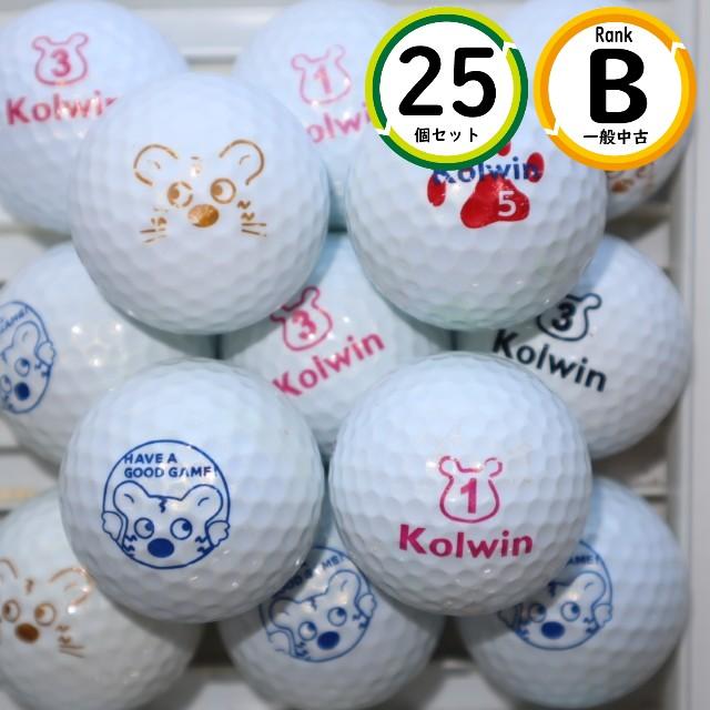 Kolwin 25個 KOLWIN Bランク コルウィン レディース ホワイト 中古 ロストボール 送料無料 snt : ゴルフアンドリュース - 通販 - Yahoo!ショッピング