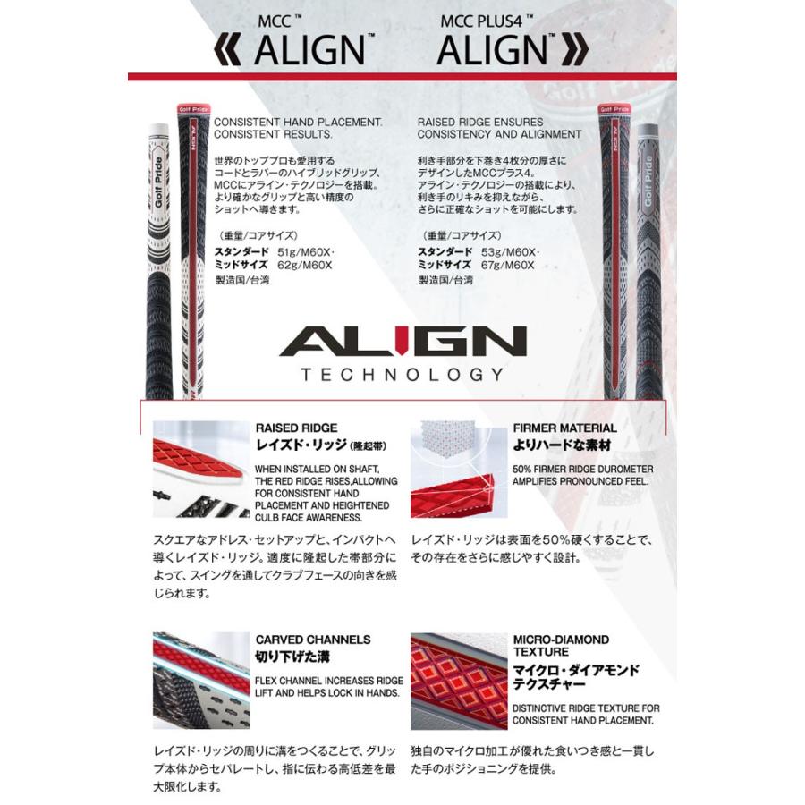 Golf Pride ゴルフプライド マルチコンパウンド プラス4 ミッド アライン (2017年モデル) グリップ ゴルフ ウッド アイアン ...