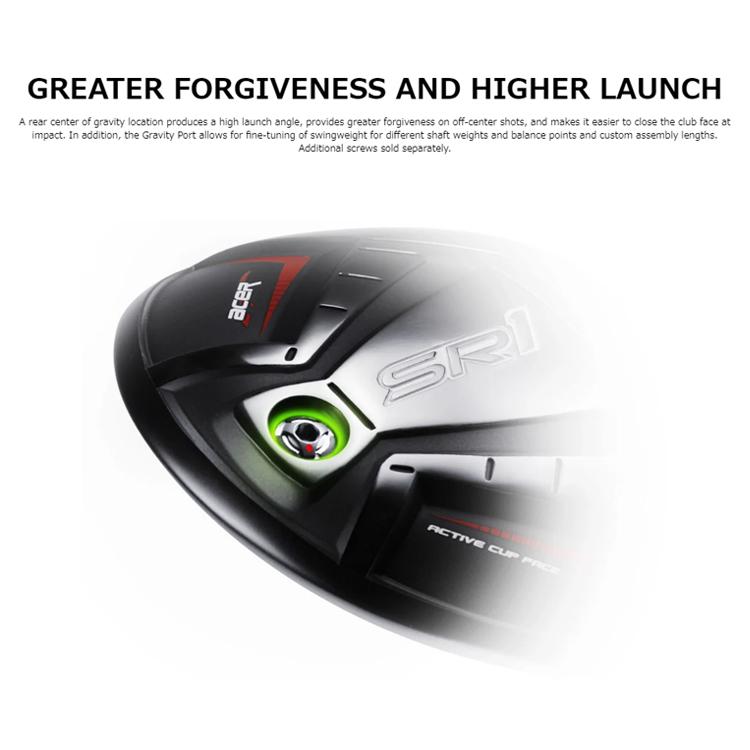 ゴルフ パーツ ドライバー ウッド ヘッド 単品 エーサー SR1 チタニウム （Acer Titanium Driver） TMC1280 : ゴルフハンズ - 通販 - Yahoo!ショッピング