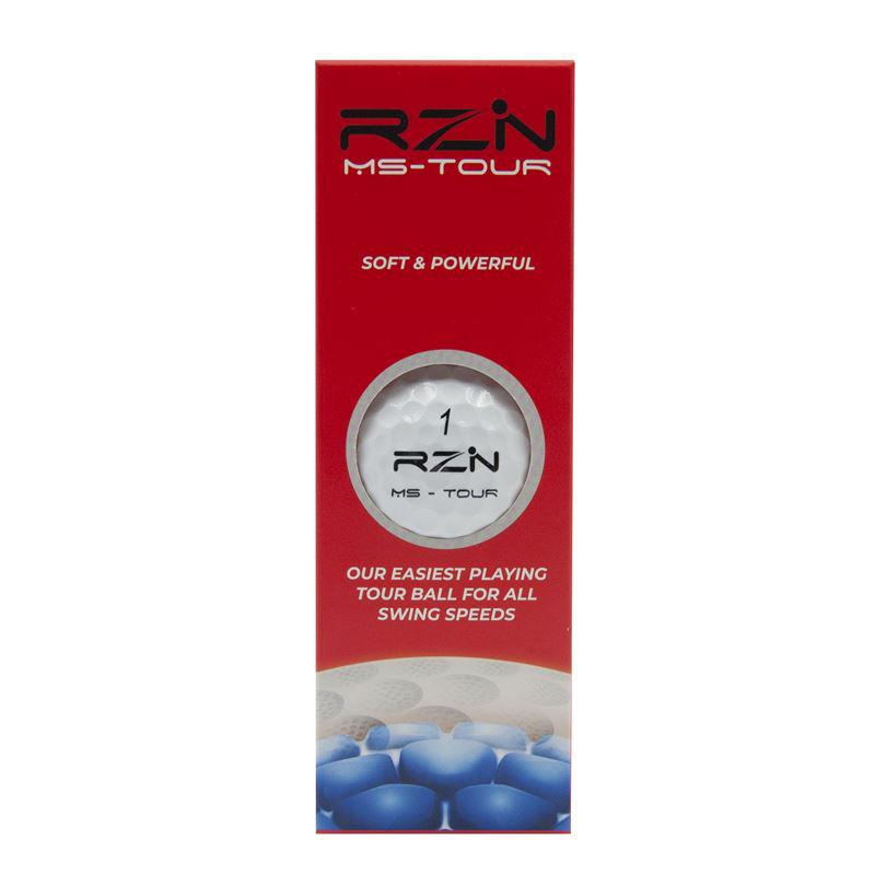 RZN Golf レジンゴルフ RZN MS-TOUR RZNボール 3ピース ゴルフボール 1ダース(12球入り) レジン ボール ...