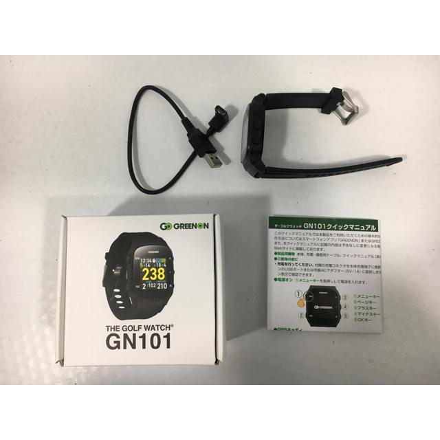 即決 中古 GREENON(グリーンオン) THE GOLF WATCH(ザ・ゴルフウォッチ) GN101 ブラック GPSナビ : ゴルフエース4号店ヤフーショップ - 通販 - Yahoo ...