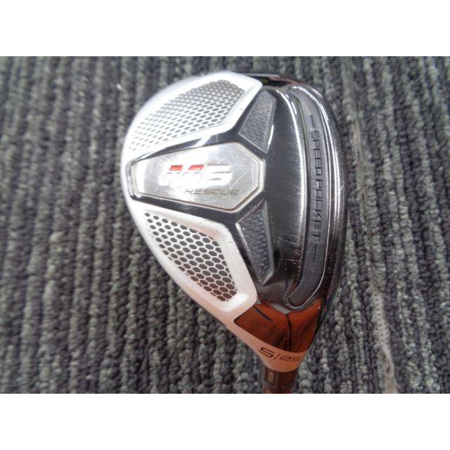 TaylorMade（テーラーメイド） 中古 M6 RESCUE/FUJIKURA ATMOS ORANGE 6(US)/R/25[5620 ...