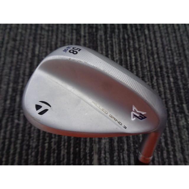 TaylorMade 中古 テーラーメイド MILLED GRIND3 Chrome 58LB-08/Steel Fiber fc115/F4 ...