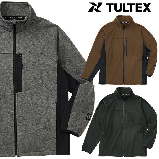 TULTEX タルテックス 防風 ニット 裏 フリース ジャケット ( M L LL 3L )( ベージュ ブラック 杢 グレー ) 24520 : ゴルフマン - 通販 - Yahoo!ショッピング