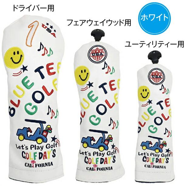 ブルーティー ゴルフ BLUE TEE GOLF ヘッドカバー スマイル＆カートシリーズ ( ドライバー 用 フェアウェイウッド ユーティリティー ) btg-hc-012 : ゴルフマン ...