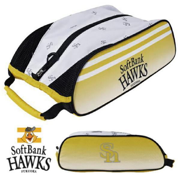 LEZAX 福岡ソフトバンホークス ゴルフ シューズケース ホワイト×イエロー sbsc-1449 : ゴルフマン - 通販 - Yahoo!ショッピング