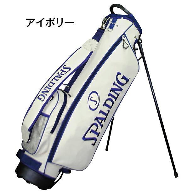 スポルディング SPALDING ゴルフ 6.5型スタンド キャディバッグ ゴルフバッグ ( アイボリー カーキ ダークブラウン ) spcb-3469 : ゴルフマン - 通販 ...