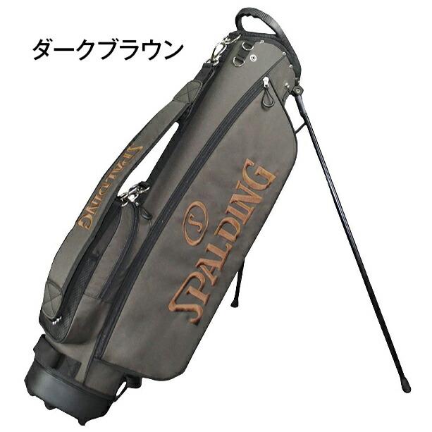 スポルディング SPALDING ゴルフ 6.5型スタンド キャディバッグ ゴルフバッグ ( アイボリー カーキ ダークブラウン ) spcb-3469 : ゴルフマン - 通販 ...