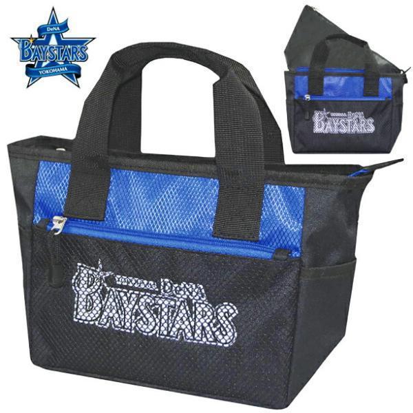 横浜DeNAベイスターズ ゴルフ ミニ トートバッグ 2024年モデル 保冷ポーチ付き ブラック×ブルー ybbb-4405 : ゴルフマン ...