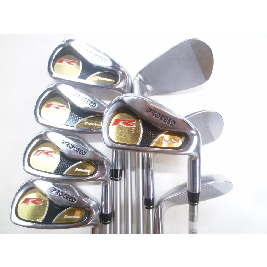 中古JUSTICKジャスティックPROCEEDプロシードTOUR CONQUEST R-PREMIUMアイアン Fujikura MCI 80【S】6I〜SW(8本セット)*MP@1*N ...