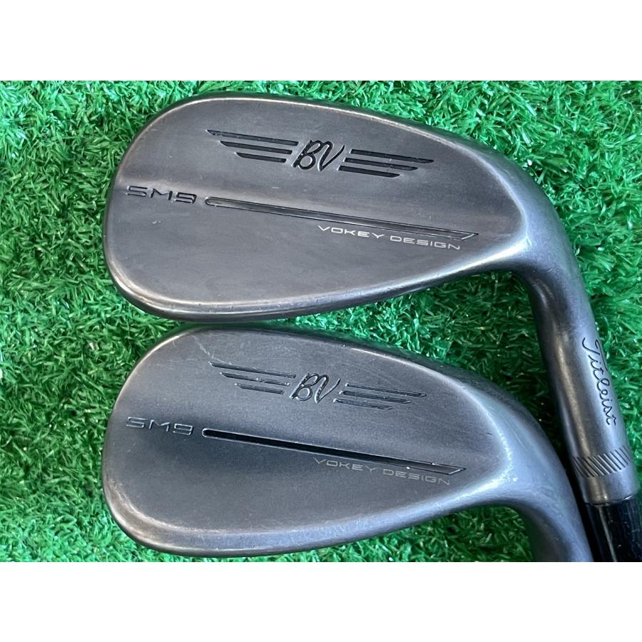 SM（VOKEY FORGED） ボーケイ SM9 ジェットブラック 52/56 2本セット ダイナミックゴールド S200 タイトリスト vokey dynamic gold ...