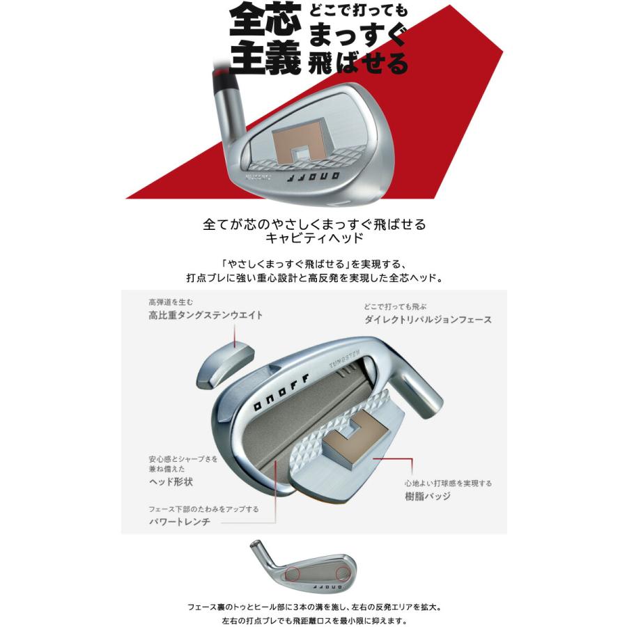 特注カスタムクラブ オノフ 2024 AKA アイアン 4本セット[＃7-P