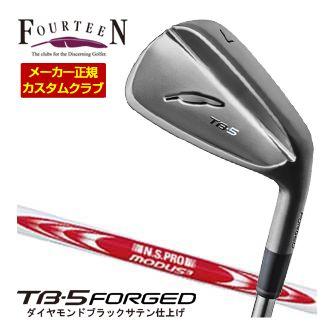 FOURTEEN 特注カスタムクラブ フォーティーン 2025NEW TB-5 FORGED アイアン ダイヤモンドブラックサテン N.S.PRO MODUS3 TOUR115 シャフト 単品 ...