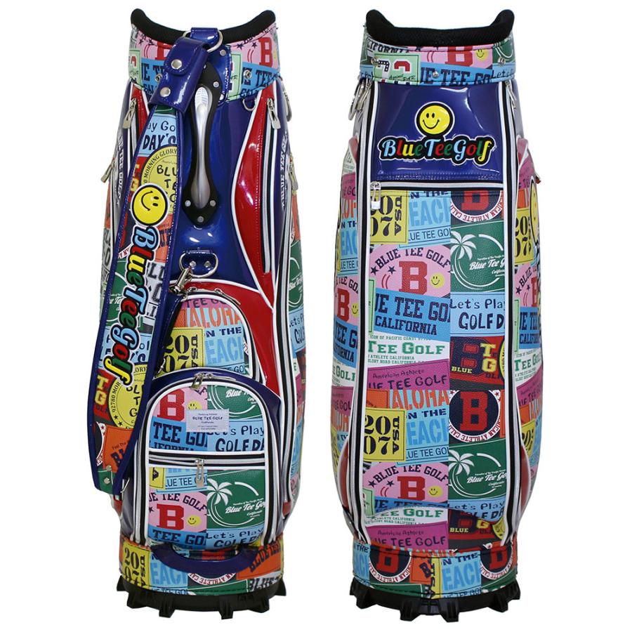 BLUE TEE GOLF ブルーティーゴルフ ワッペン柄 キャディバッグ CB-024 : ゴルフレンジャー - 通販 - Yahoo!ショッピング