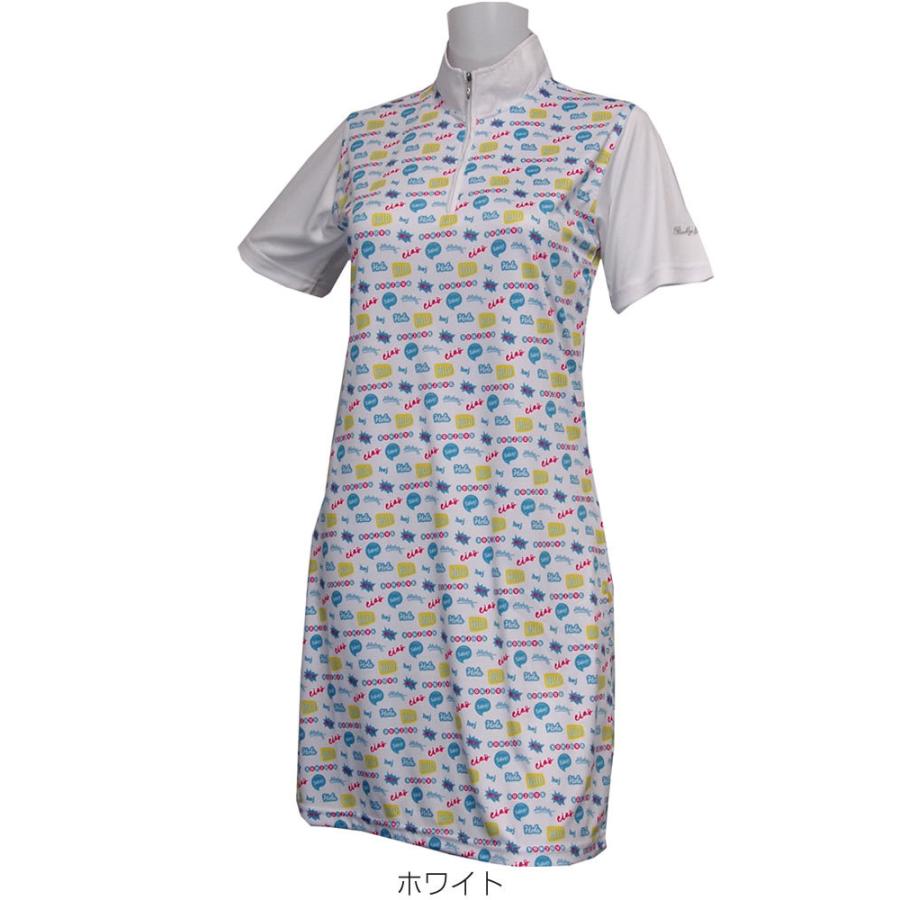 ロッキー＆ホッパー レディース ゴルフウェア ハーフジップ ハイネック 半袖ワンピース RH-1774SL 2021年春夏モデル M-L ...