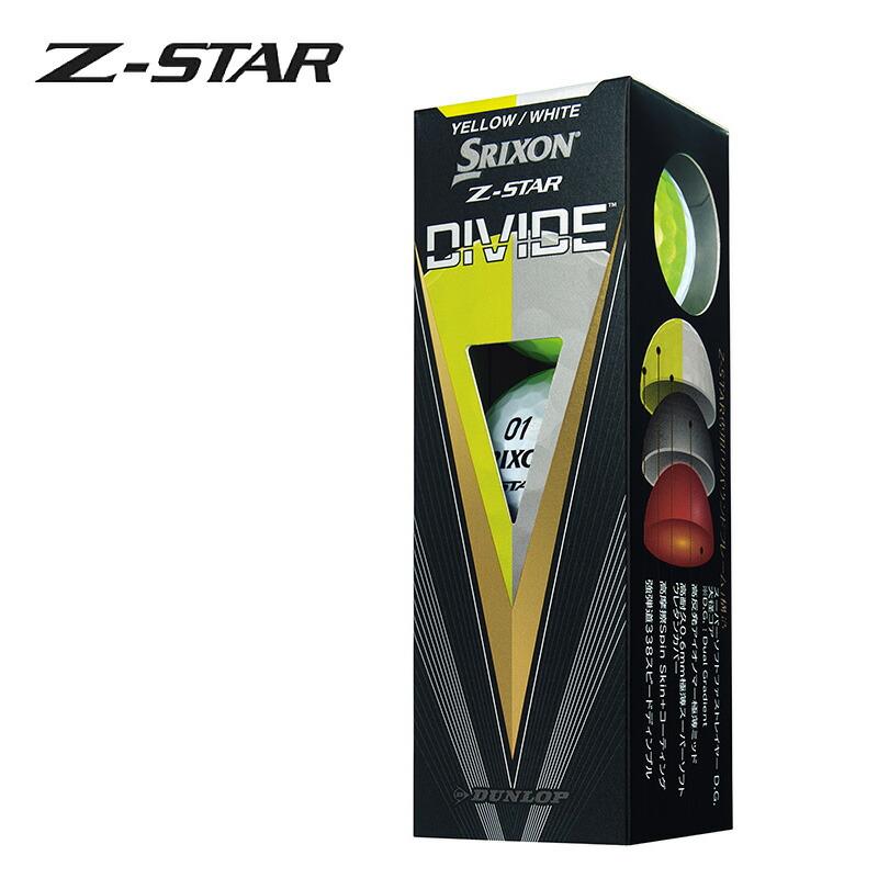 スリクソン Z-STAR ディバイド【DIVIDE】イエロー/ホワイト 1ダース（12球入り）ゴルフボール 2023モデル :dun-20230210-002:ゴルフギアサージ - 通販 ...