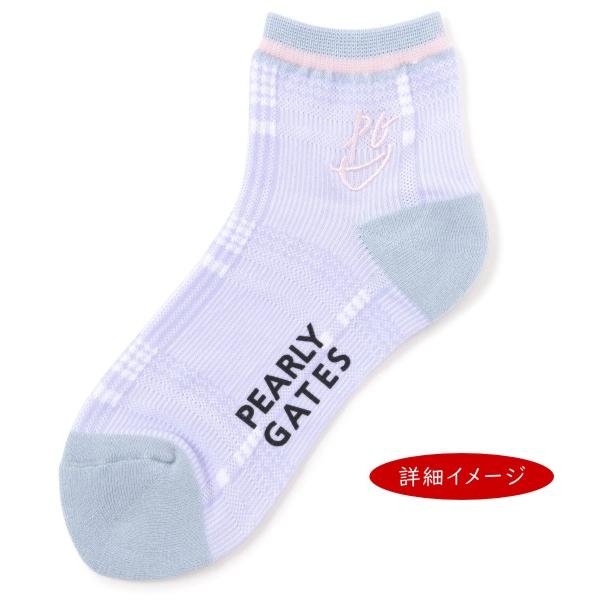 PEARLY GATES（パーリーゲイツ） 【NEW】PEARLY GATES レディス チェック柄ショートソックス =MADE IN ...