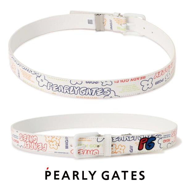 PEARLY GATES（パーリーゲイツ） 【NEW】PEARLY GATES POP＆GROOVYロゴ × Flower プリント 合皮 ...