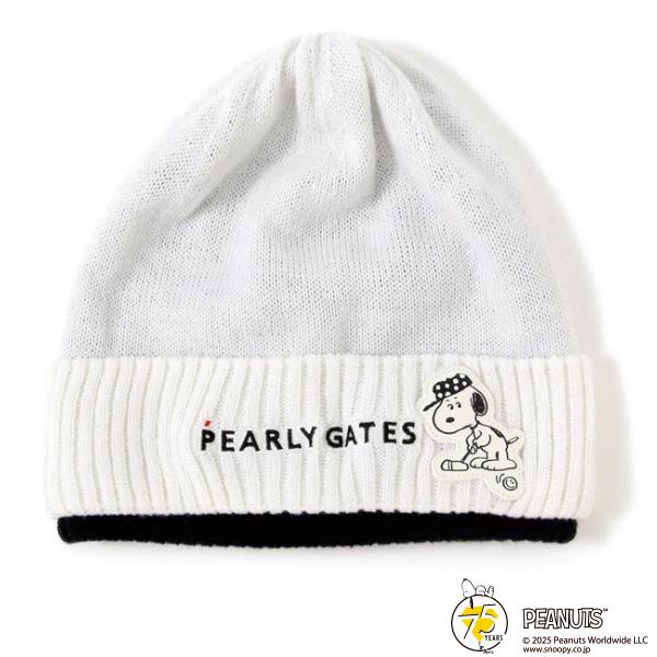 PEARLY GATES（パーリーゲイツ） 【SNOOPY】ニットビーニー (UNISEX) =MADE IN JAPAN= 053 ...