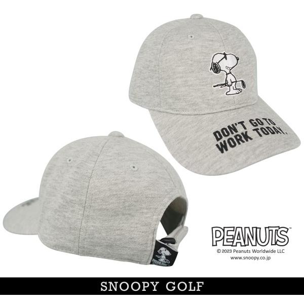 【JOE COOL】SNOOPY GOLF スヌーピーゴルフ DON'T GO TO WORK TODAY. ジョー・クール/スヌーピー ワンポイント ツイルキャップ PEANUTS 642 ...