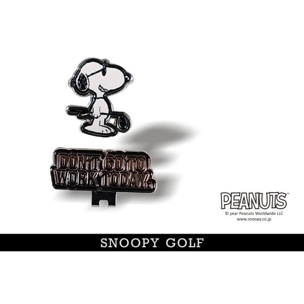 【JOE COOL】SNOOPY GOLF スヌーピーゴルフ DON'T GO TO WORK TODAY. スヌーピーゴルフクリップマーカー ...