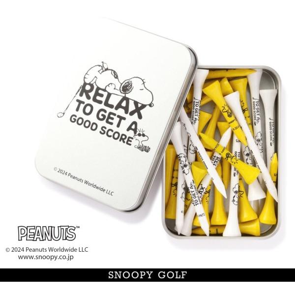 【NEW】SNOOPY GOLF スヌーピーゴルフ RELAX TO GET A GOOD SCORE！ ロング&ショート ウッドティーセット ...