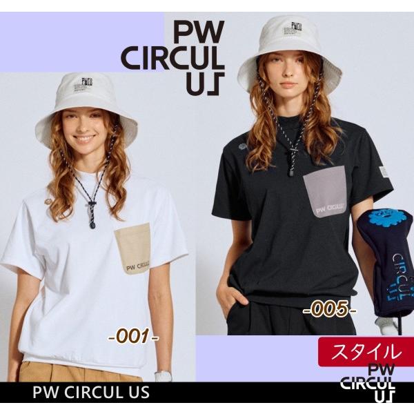 PW CIRCULUS 【PW CIRCULUS・ピーダブリュサーキュラス】 【吸水速乾 / UV遮蔽率99.5% UVカット ストレッチ】レディース ポケットモックT 半袖シャツ ...