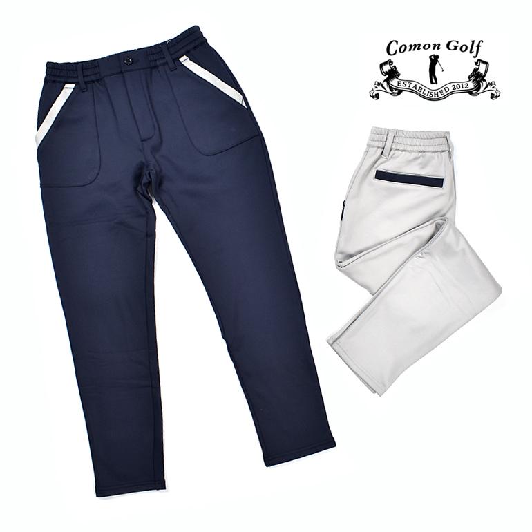 ゴルフウェア メンズ 暖 ゴルフパンツ テーパード ライン入り 冬 裏フリース 裏起毛 防寒 おしゃれ コモンゴルフ サンタリート CG-22026 :CG-22026:メンズゴルフウェア ...