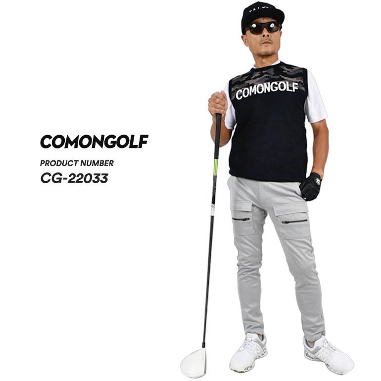 COMONGOLF ゴルフパンツ メンズ ゴルフ ゴルフウエア パンツ ポンチ きれいめ ストレッチ テーパード おしゃれ コモンゴルフ サンタリート CG-22033 : メンズゴルフウェア ...