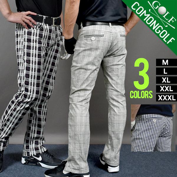 COMONGOLF sale ゴルフウェア メンズ メンズパンツ 夏 ゴルフパンツ ゴルフ ストレッチ スリット 裾上げ済 大きいサイズ ズボン サンタリート コモンゴルフ CG-31041 ...