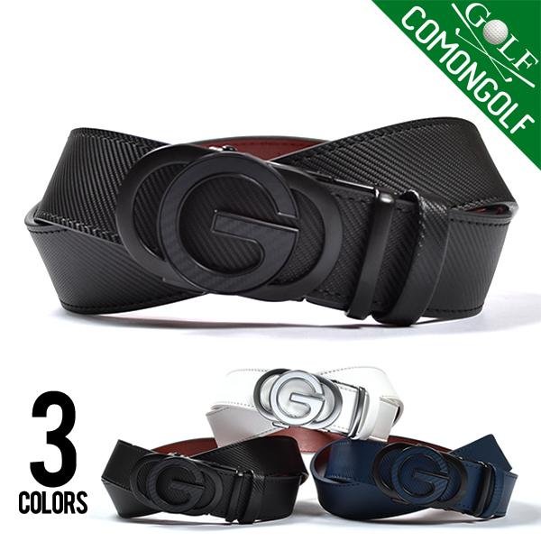 ゴルフウェア メンズ ゴルフベルト カーボン調 合成皮革 サイズ調整可能 大きいサイズ ゴルフベルト サンタリート コモンゴルフ CG-BT502 : cg-bt502 : メンズゴルフウェア ...
