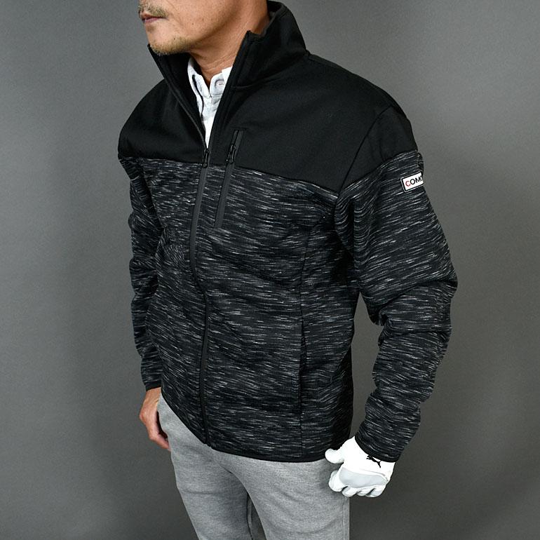 COMONGOLF ゴルフウェア メンズ 冬 ジャケット ブルゾン アウター 防寒 防風 裏フリース 三層構造 ジップアップ 秋 秋冬 おしゃれ コモンゴルフ CG-JK024 : メンズ ...