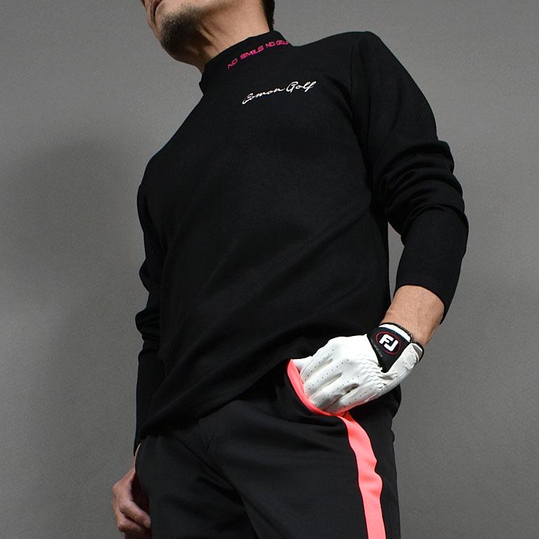 COMONGOLF ゴルフウェア メンズ 秋冬 ゴルフ トップス モックネック 長袖 ゴルフトップス インナー シャツ ストレッチ 春 秋 サンタリート コモンゴルフ CG-ST4011 ...