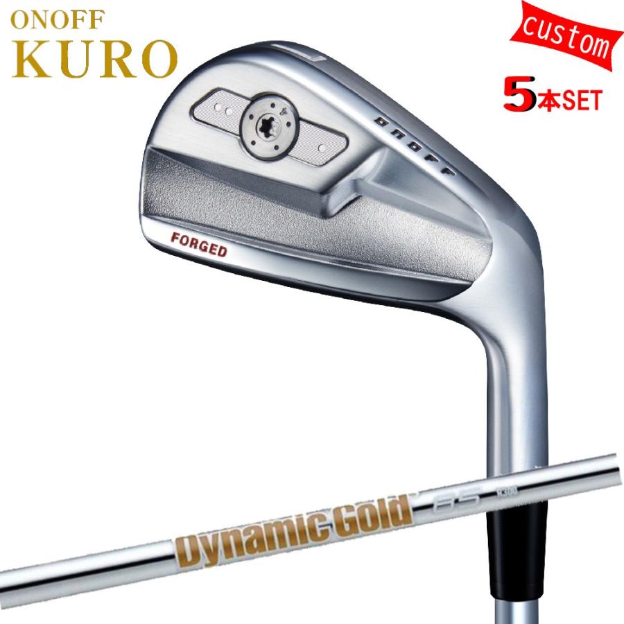 KURO（オノフ） カスタム 26モデル ONOFF KURO アイアンセット ダイナミックゴールド85 DG85 トゥルーテンパー 特注 ...