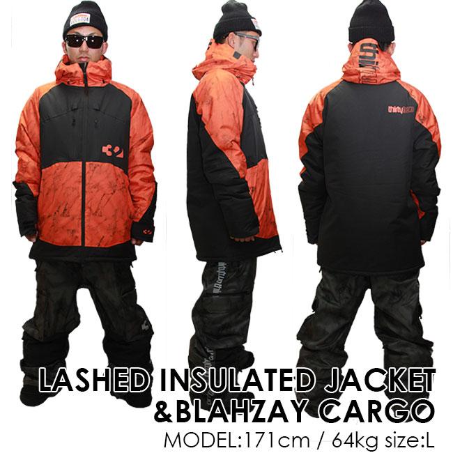 サーティーツー ジャケット THIRTYTWO LASHED INSULATED JACKET 32 22-23 アウター スノーボード ...