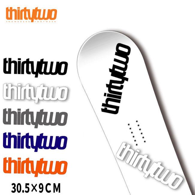 thirtytwo サーティーツー ステッカー THIRTYTWO DIE CUT STICKER(THIRYTWO) シール スノーボード ...