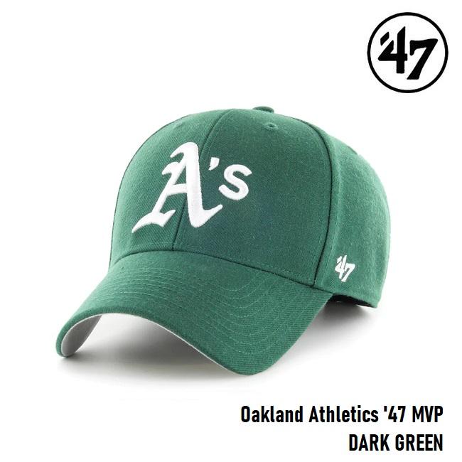 47Brand 47 キャップ '47 Brand フォーティセブン MVP Athletics Dark Green MLB CAP ...