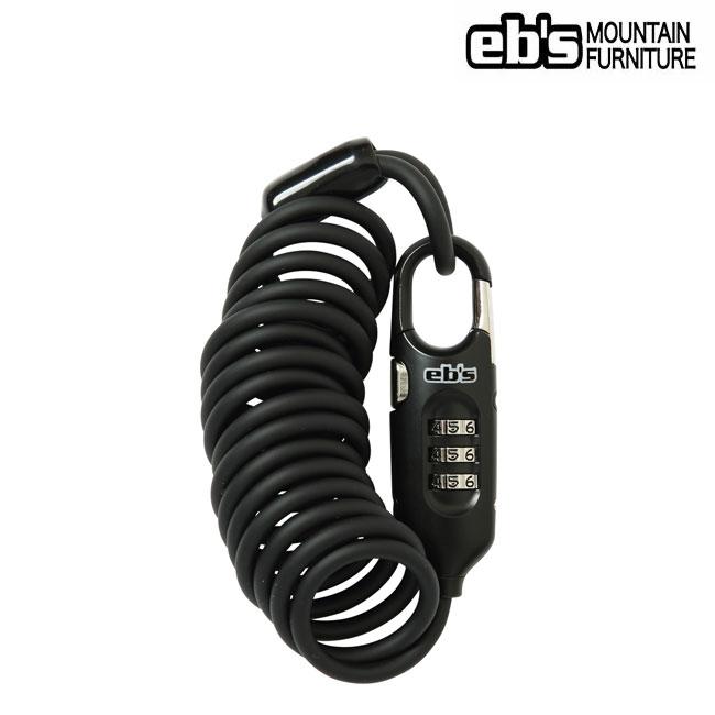 eb's 盗難防止 エビス COIL WIRE LOCK (コイル ワイヤーロック) スノーボード スノボ ワイヤー ダイアルロック 冬 ...