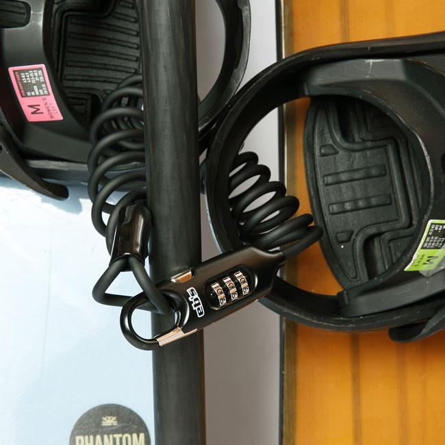 盗難防止 eb's エビス COIL WIRE LOCK (コイル ワイヤーロック) スノーボード スノボ ワイヤー ダイアルロック :ebs ...