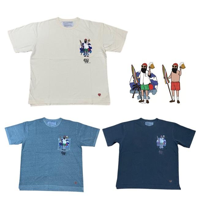 Tシャツ FUN for MODEM DESIGN SEA OJI S/S TEE ファン モデムデザイン 半袖Tシャツ おじさんTシャツ ピグメント染め 春 夏 秋 爆買 : GOLGODA ...