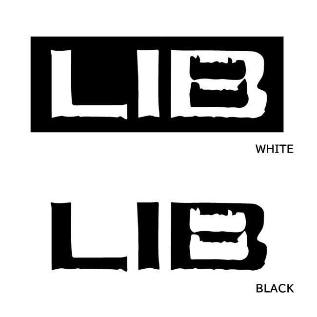 ステッカー LIBTECH / LIB DIE CUT STICKER (17.5x5.5cm) リブテック スノーボード ダイカット ...
