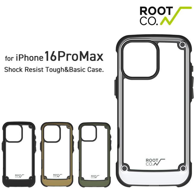 ROOT CO. iPhone16ProMax専用ケース ルート コー GRAVITY Shock Resist Tough & Basic Case. iPhoneケース 春夏 秋冬 ...